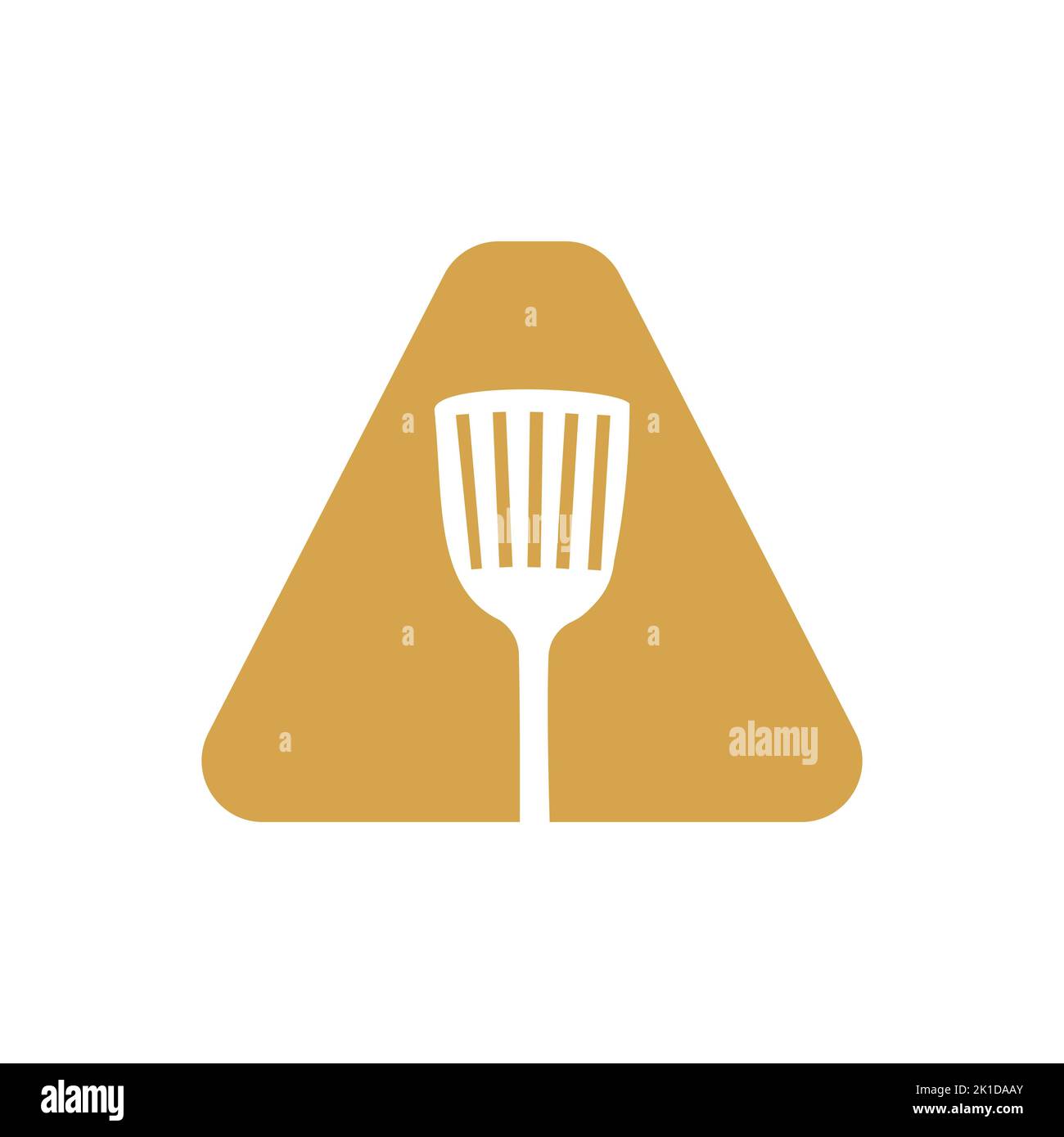 Letter A Kitchen Spatula Logo. Kitchen Logo Design Combined With ...