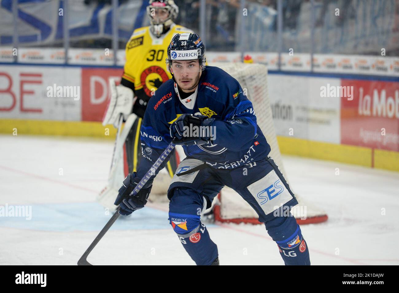 17.09.2022, Ambri, Gottardo Arena, NL: HC Ambri-Piotta - SC Bern, #33 ...