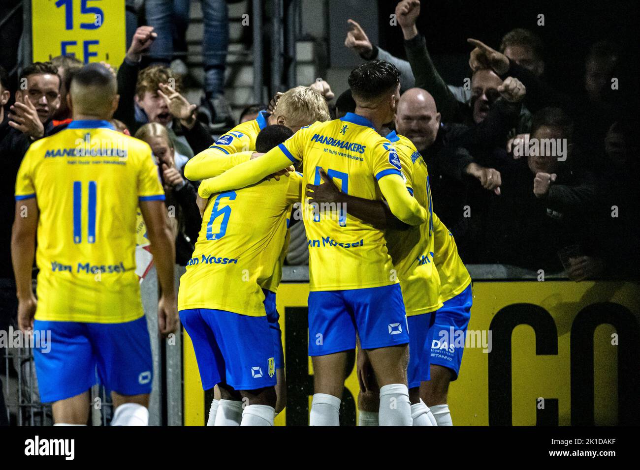 WAALWIJK, Netherlands, 17-09-2022, football, Mandemakers Stadium, Dutch eredivisie, season 2022 ...