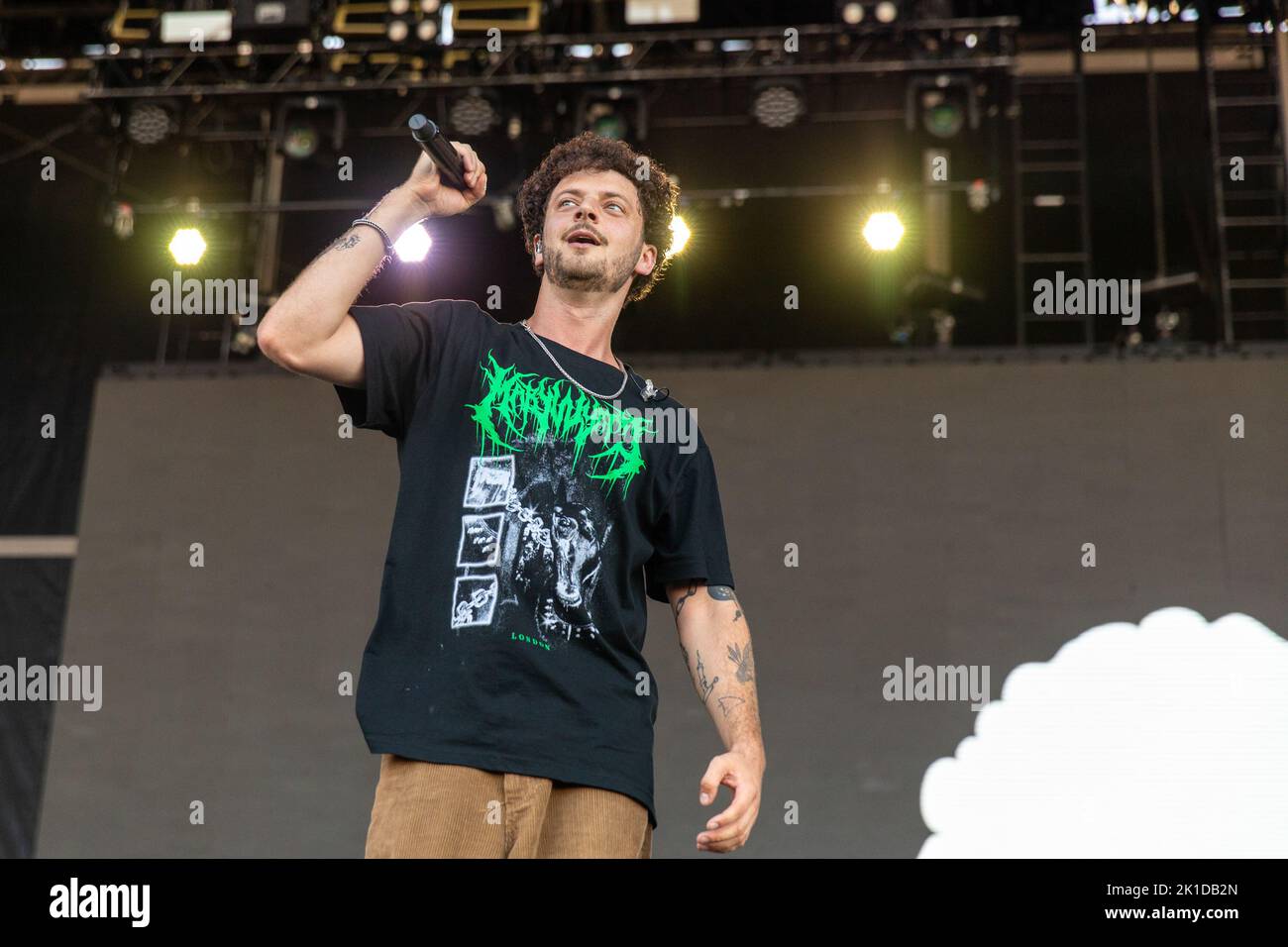 Jordan Benjamin of Grandson during the Life Is Beautiful Music Festival ...