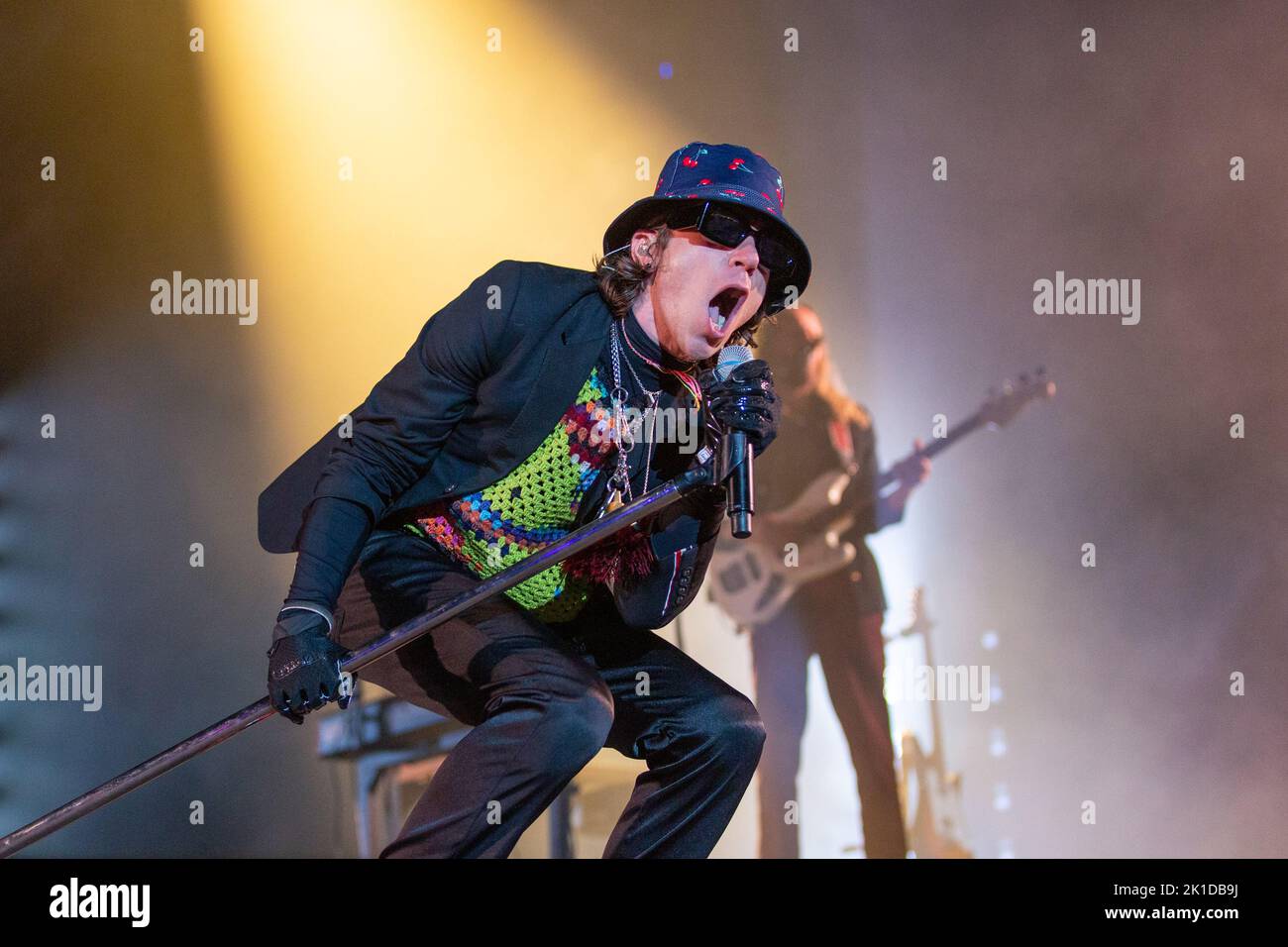 Matt Shultz of Cage the Elephant during the Life Is Beautiful Music ...