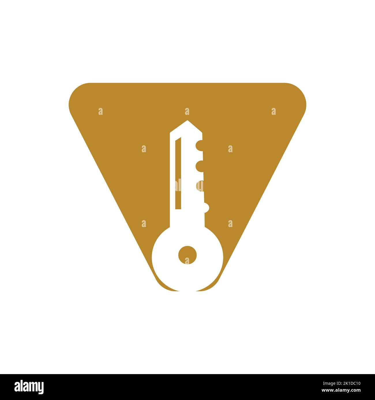 Letter V Key Logo Combine With House Locker Key For Real Estate and ...