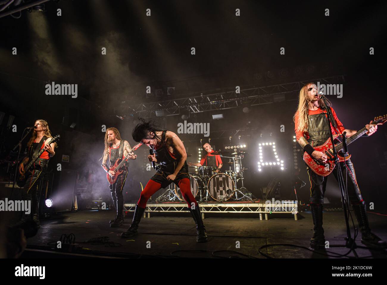 Swedish metal band Avatar performing live in Oxford Academy, UK Stock ...