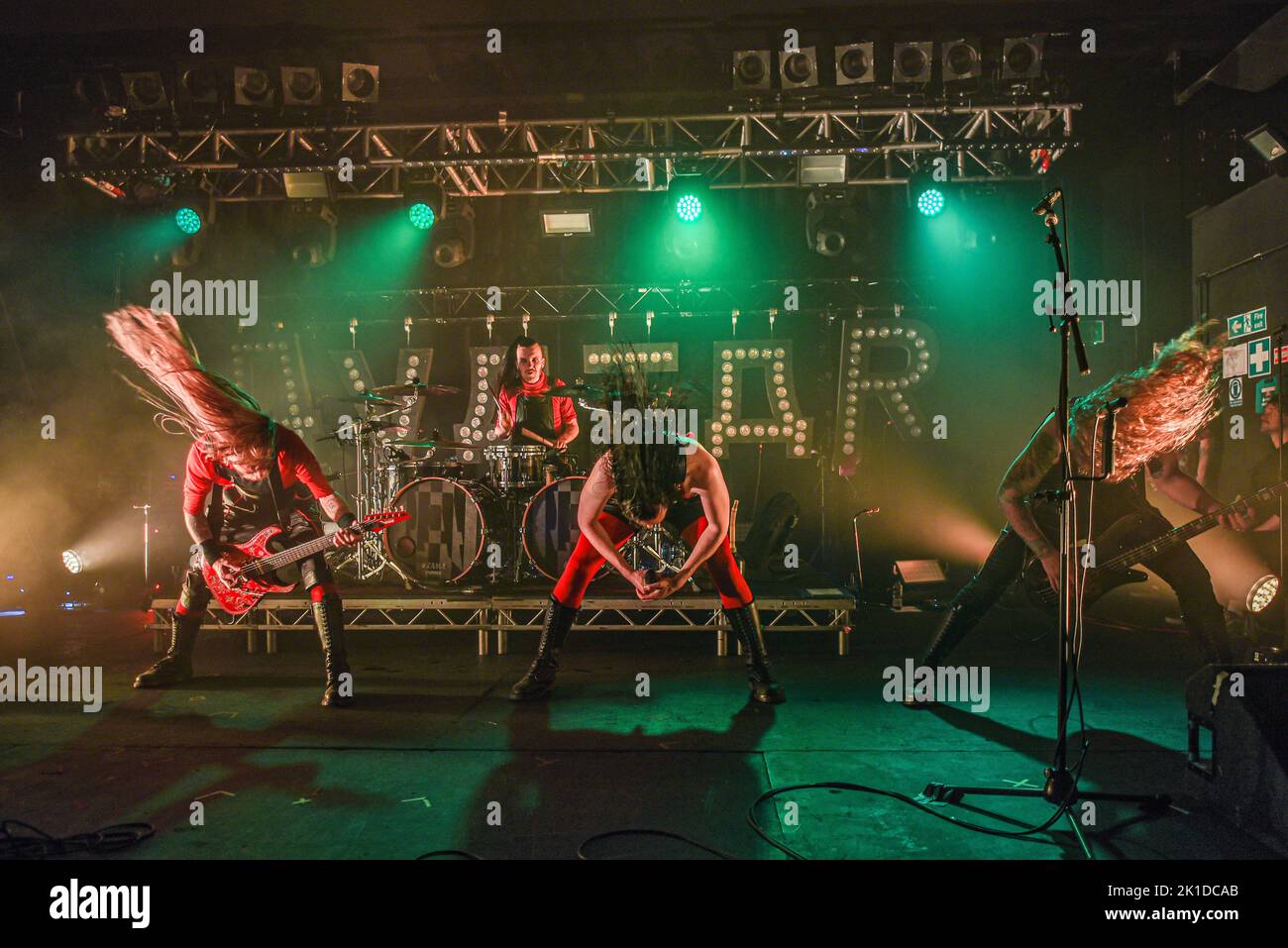 Swedish metal band Avatar performing live in Oxford Academy, UK Stock ...