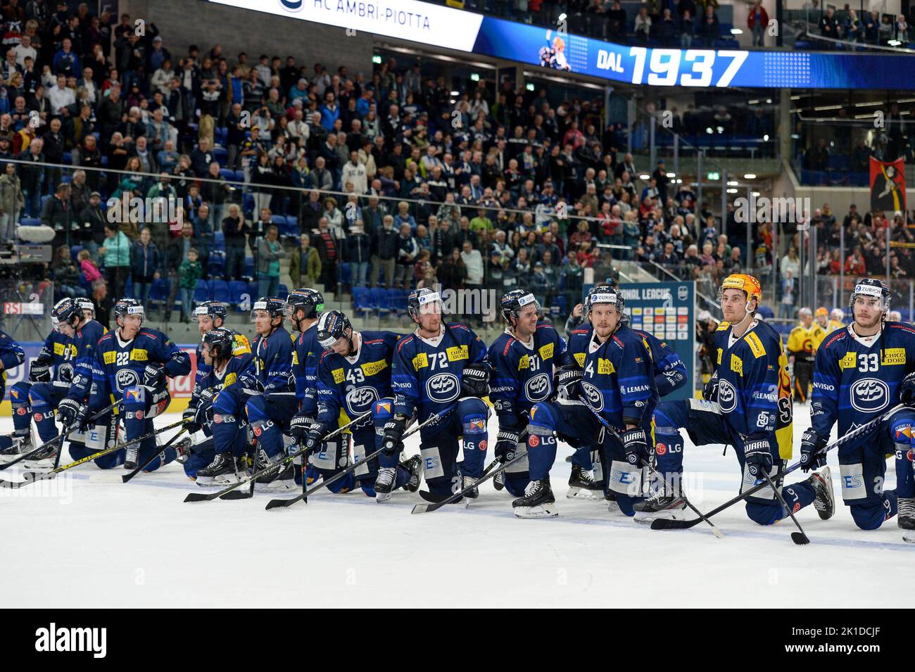 17.09.2022, Ambri, Gottardo Arena, NL: HC Ambri-Piotta - SC Bern, Ambri ...