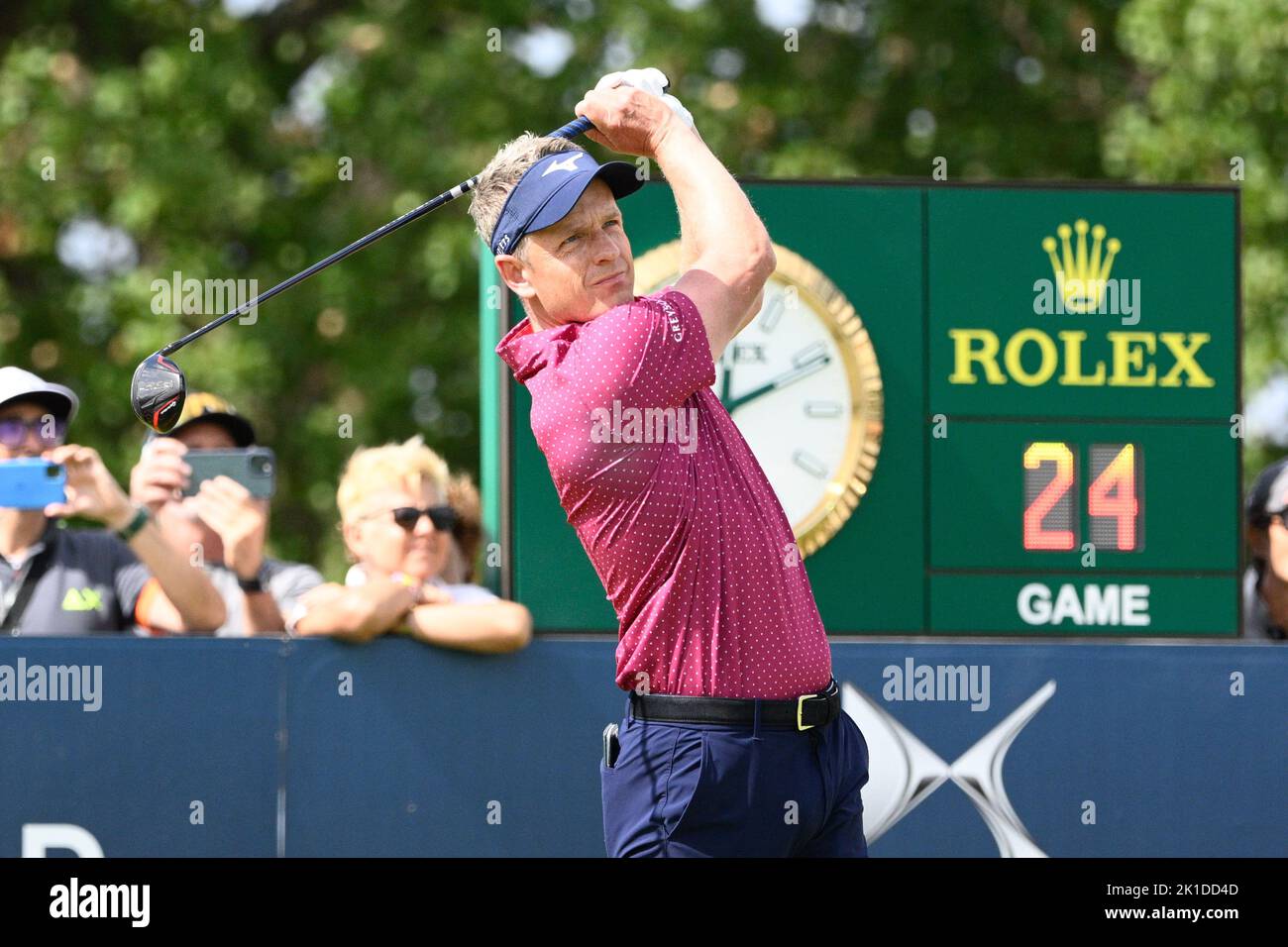 Luke Donald (ENG) during the DS Automobiles Italian Golf Open 2022 at ...