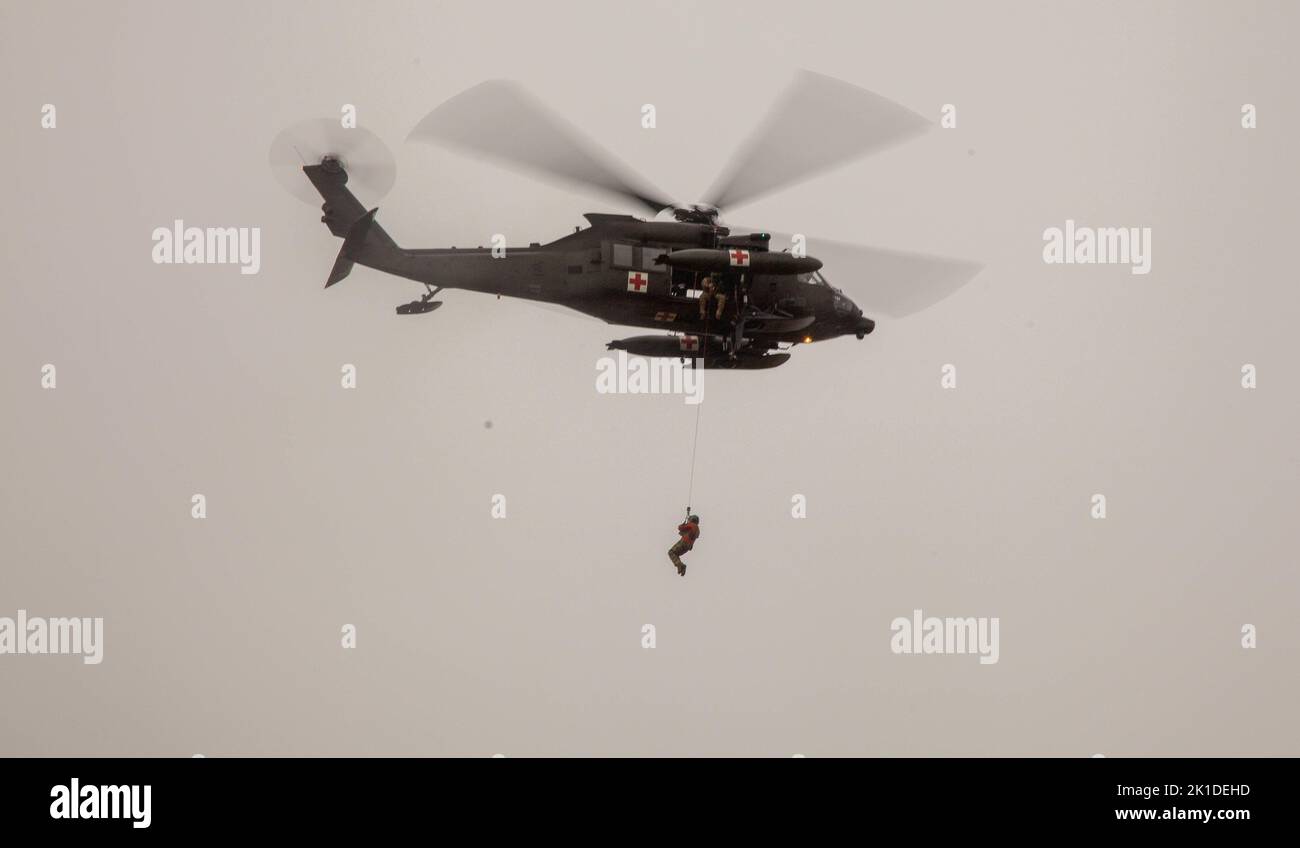 NOME, Alaska, (Sept. 12, 2022) – A flight paramedic assigned to the ...