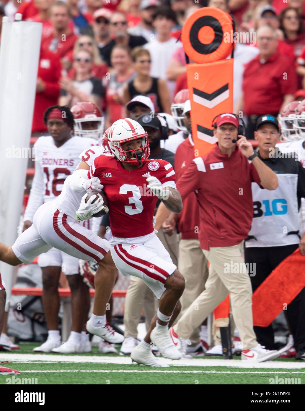 Lincoln, Nebraska, USA. 17th Sep, 2022. Nebraska player #3 TREY PALMER ...