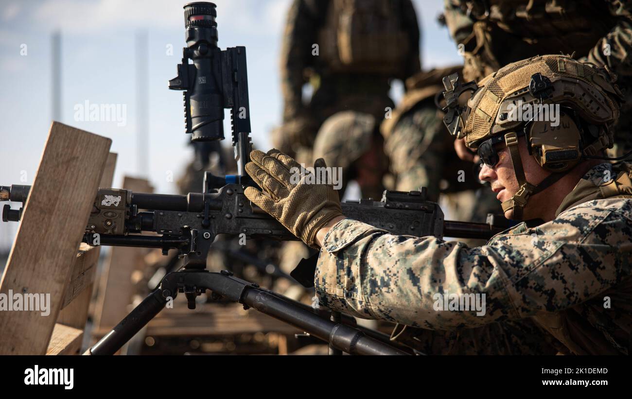 U.S. Marine Corps Lance Cpl. Tyler Cottrell a mortarman with Battalion ...