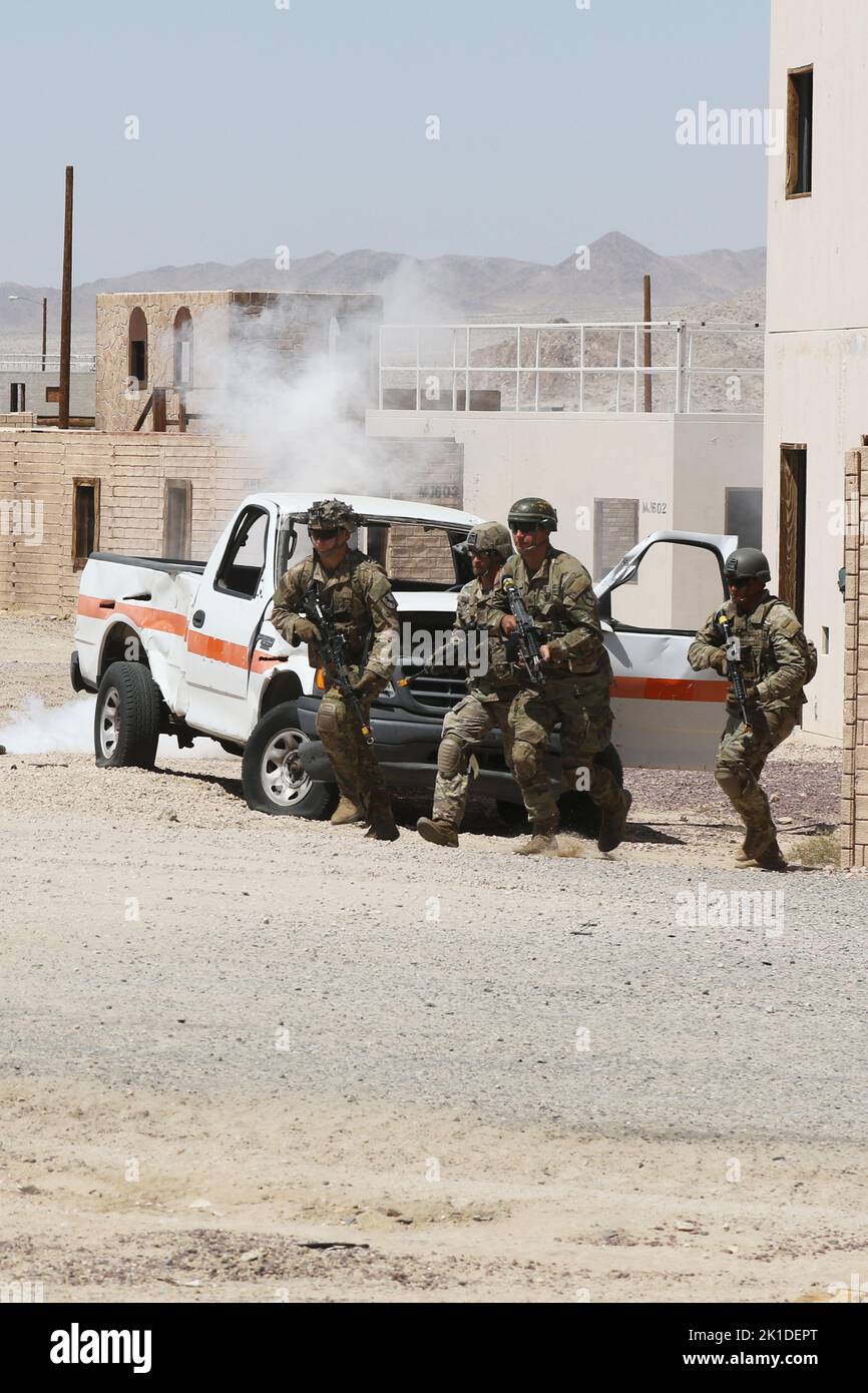 FORT IRWIN, Calif. – U.S. Army Soldiers from the 11th Armored Cavalry ...
