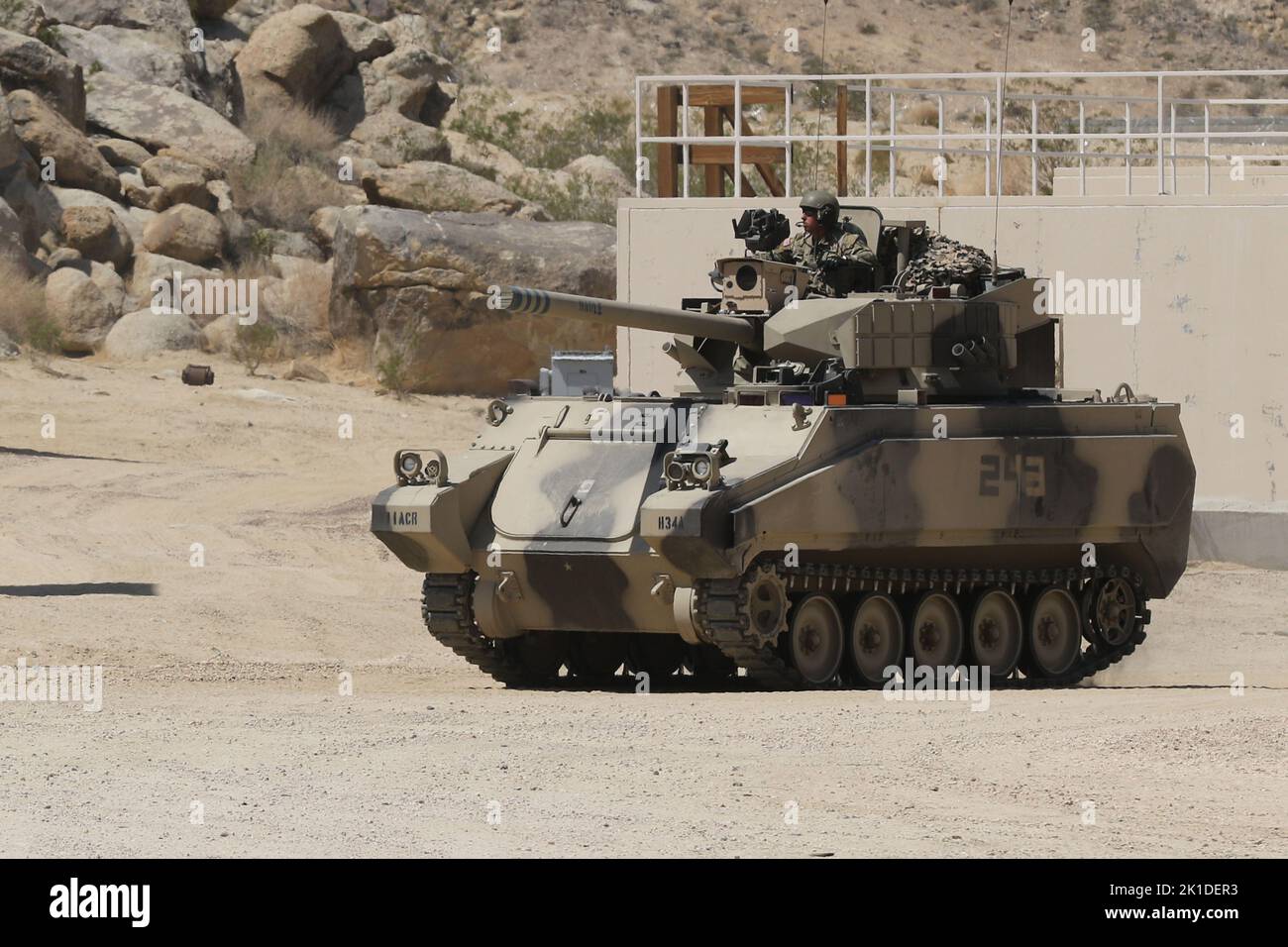 FORT IRWIN, Calif. – A U.S. Army Soldier from 11th Armored Cavalry ...