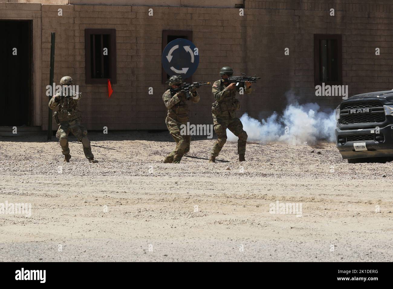 FORT IRWIN, Calif. – A U.S. Army Soldier from the 11th Armored Cavalry ...