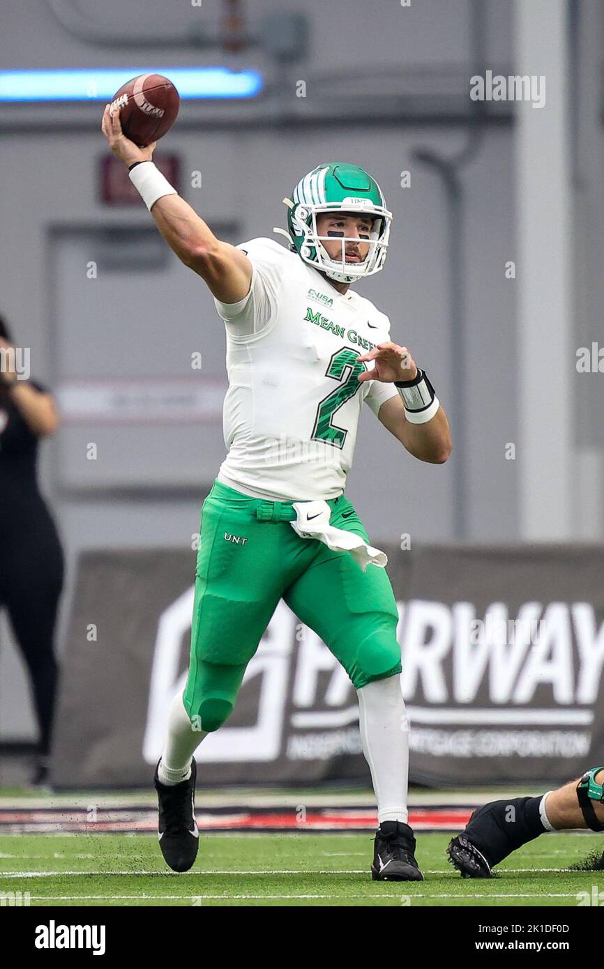 September 17, 2022: North Texas Mean Green quarterback Austin Aune (2 ...