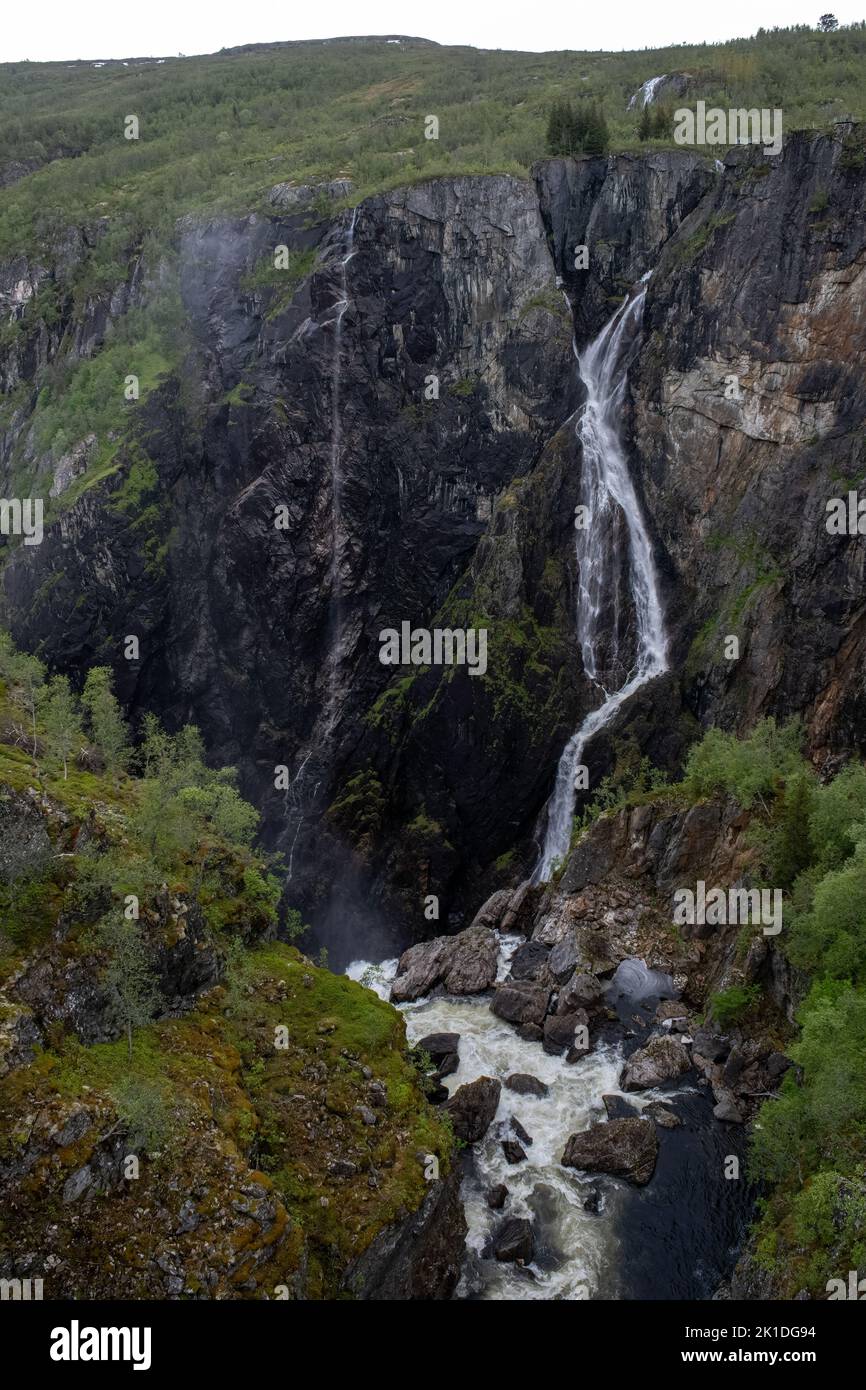 Wonderful landscapes in Norway. Vestland. Beautiful scenery of ...