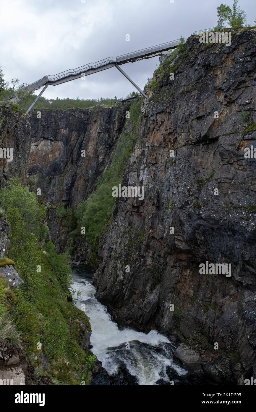Wonderful landscapes in Norway. Vestland. Beautiful scenery of ...