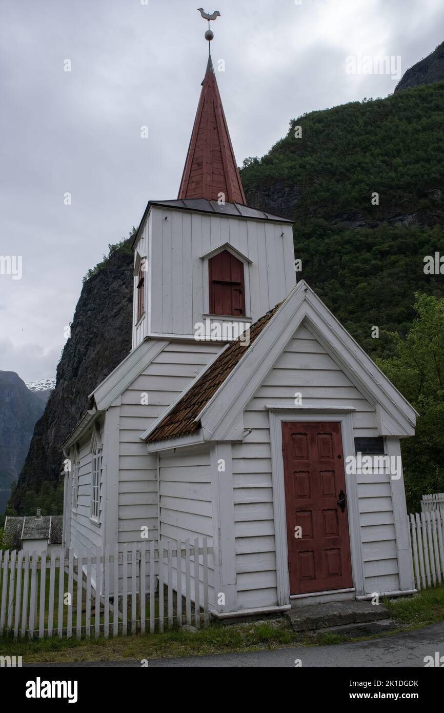 Undredal, Norway - June 19, 2022: Undredal village in Aurland ...