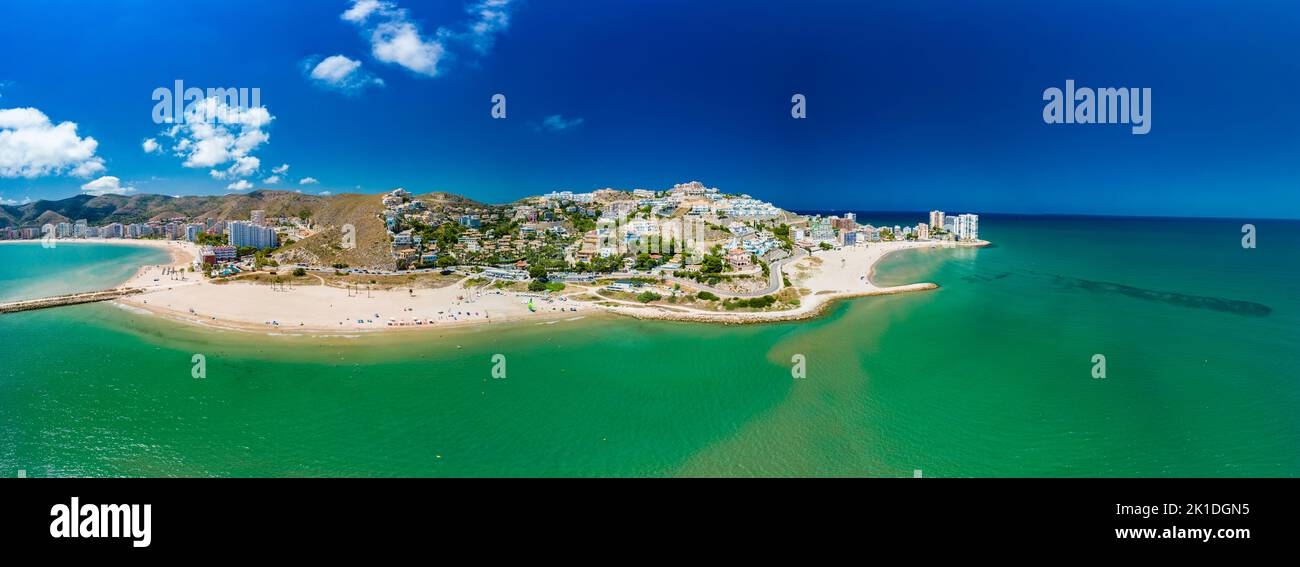 Cap Blanc Beach, Faro de Cullera, South Spain Stock Photo - Alamy