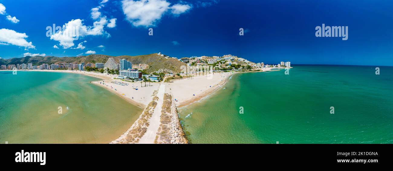 Cap Blanc Beach, Faro de Cullera, South Spain Stock Photo - Alamy