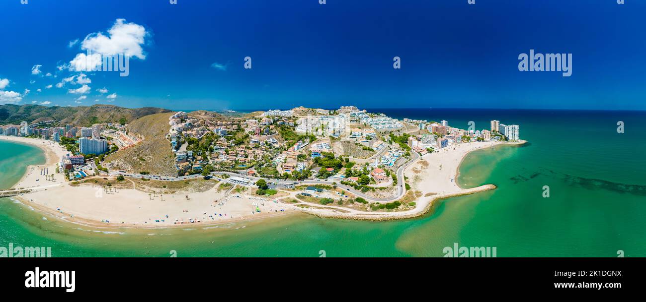 Cap Blanc Beach, Faro de Cullera, South Spain Stock Photo - Alamy