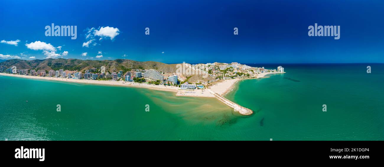Cap Blanc Beach, Faro de Cullera, South Spain Stock Photo - Alamy
