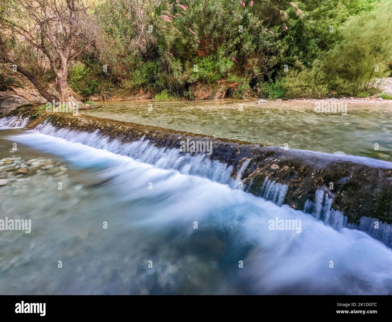 Waterfalls Les Fonts d`Algar near Benidorm, Spain Stock Photo - Alamy