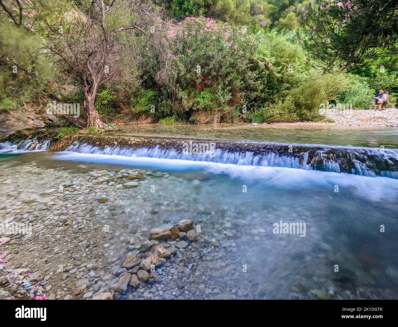 Waterfalls Les Fonts d`Algar near Benidorm, Spain Stock Photo - Alamy