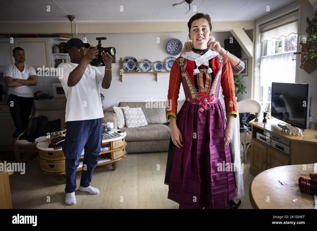 2022-09-17 13:20:57 MARKEN - People dress in Dutch traditional costumes ...