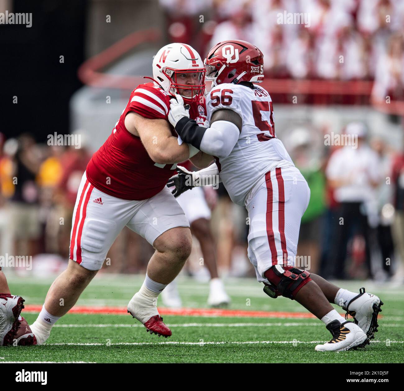 Lincoln, Nebraska, USA. 17th Sep, 2022. Nebraska player #72 NASH ...