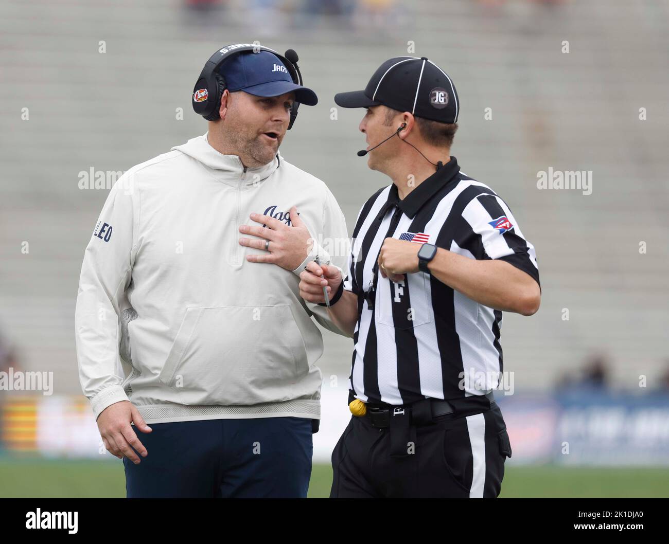 September 17, 2022 South Alabama Jaguars head coach Kane Wommack in ...