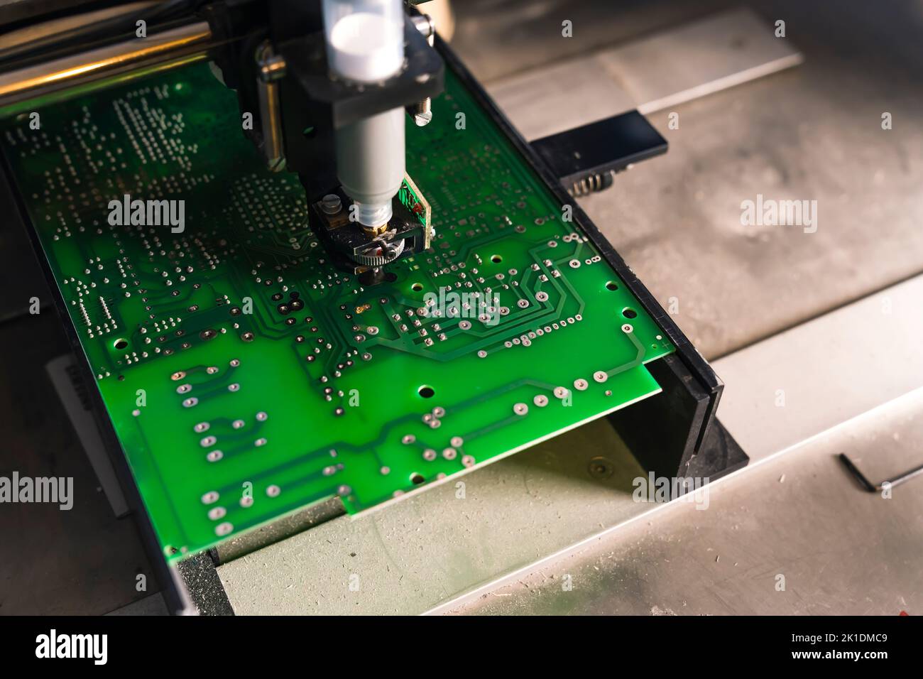 Close up installing processor assembling hi-res stock photography and ...