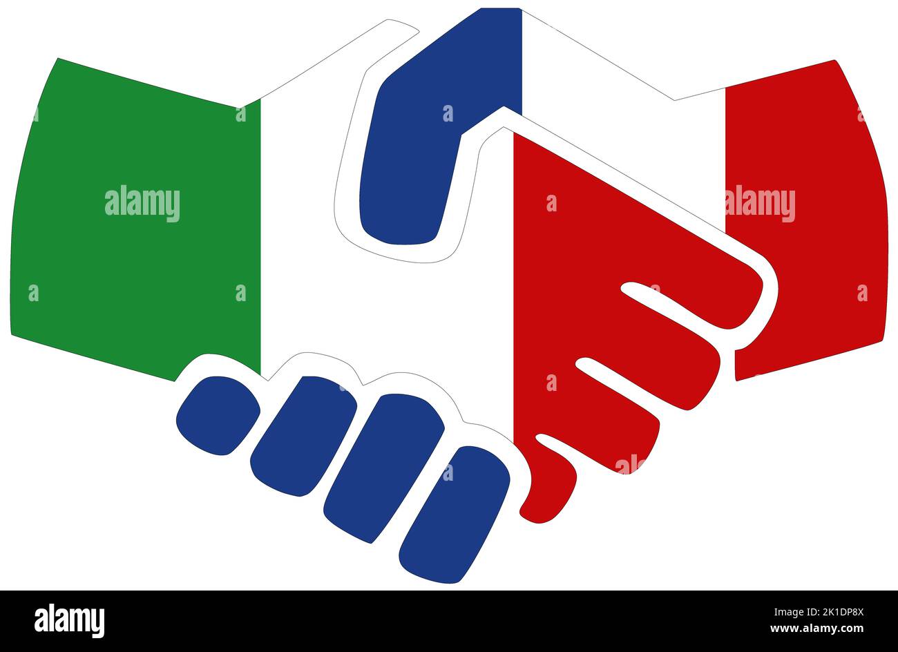 Italy french italian france Cut Out Stock Images & Pictures - Alamy