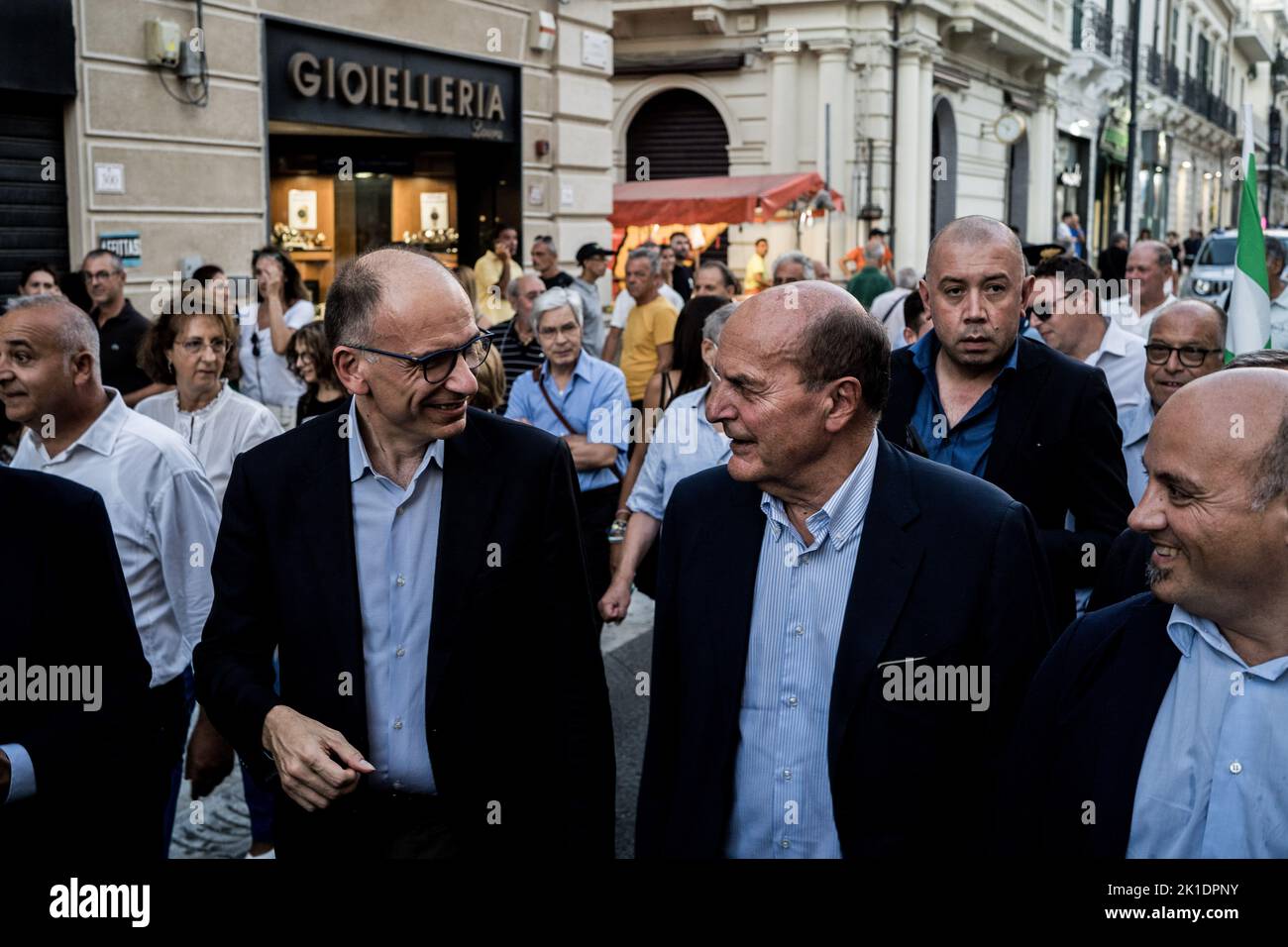 Reggio Calabria, ITALY. 17th Sep, 2022. Enrico Lette and Pierluigi ...