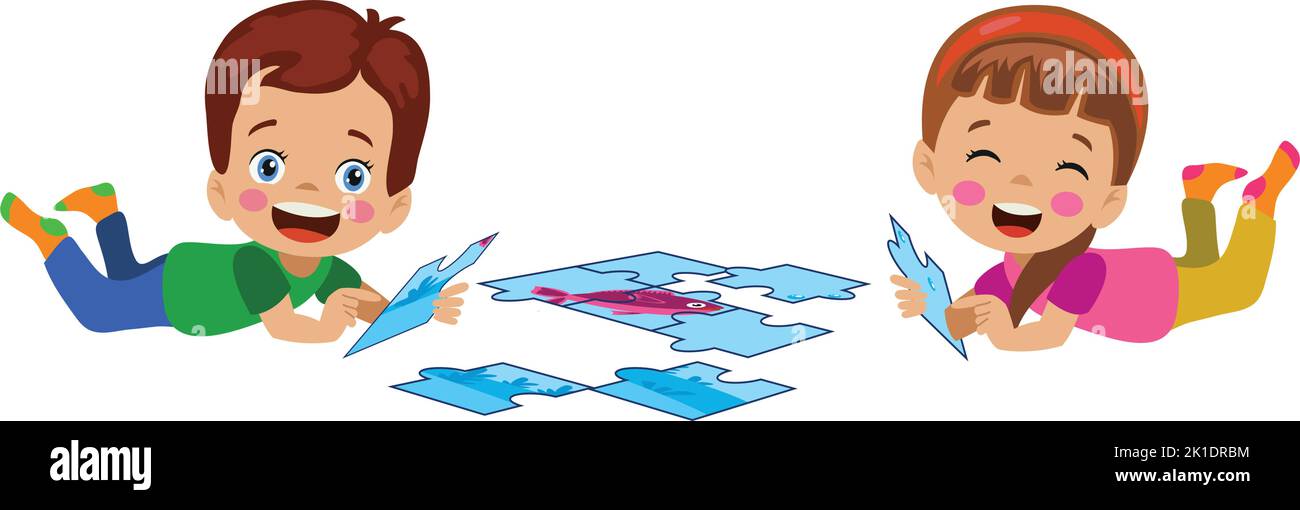 Helping other children Stock Vector Images - Alamy