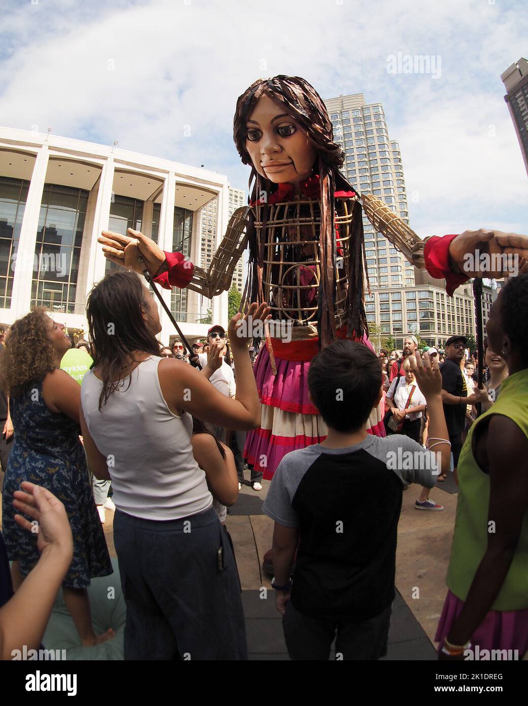 New York, NY, USA. 17th Sep, 2022. Little Amal ""” a 12-foot-tall ...