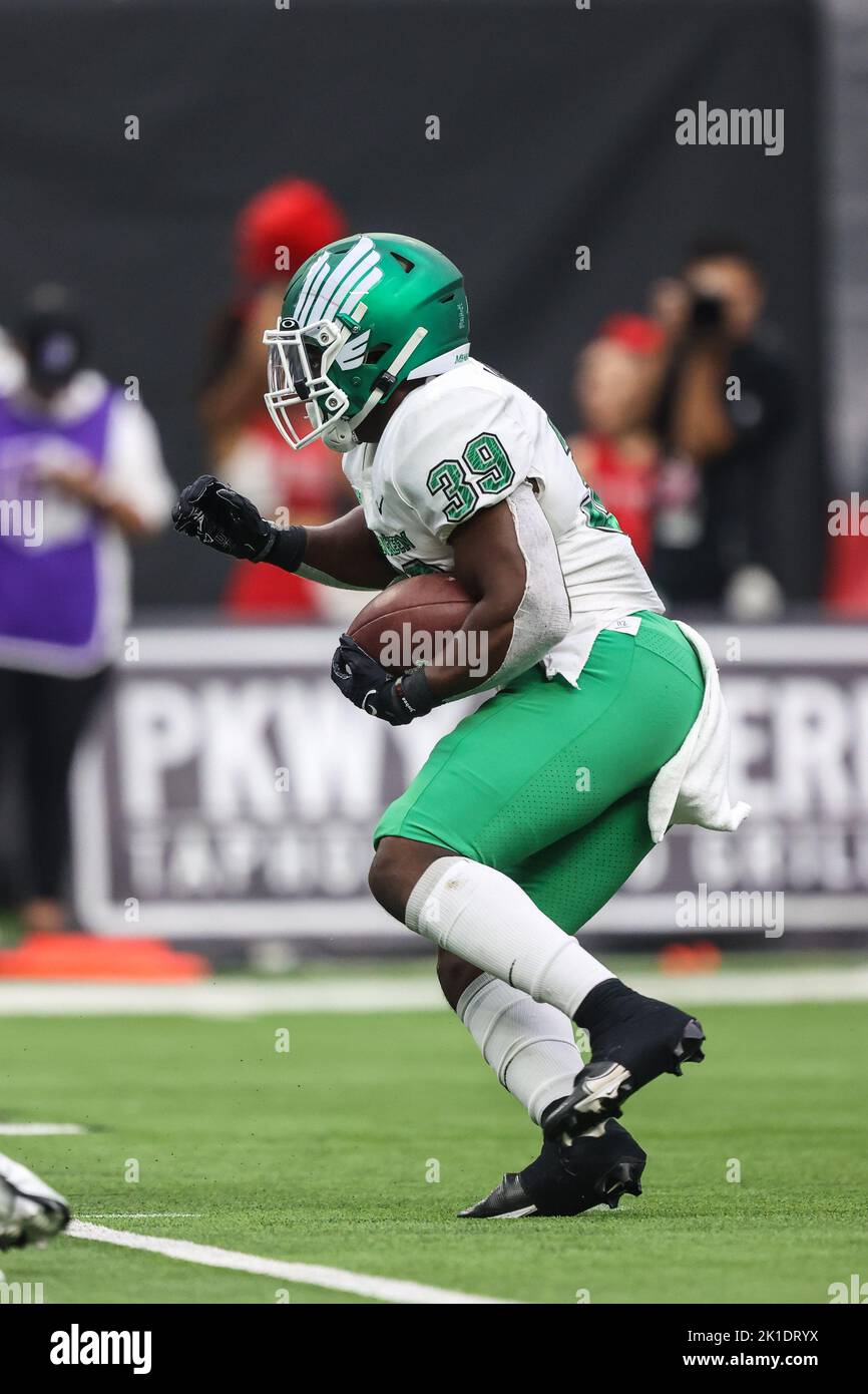 September 17, 2022:North Texas Mean Green running back Ayo Adeyi (39 ...