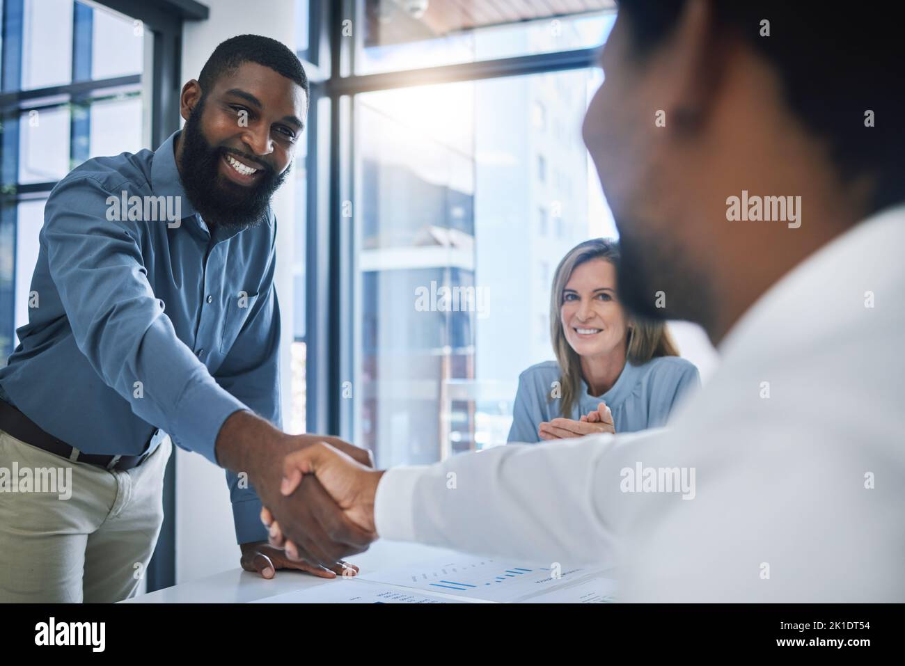 Business handshake deal diversity hi-res stock photography and images ...