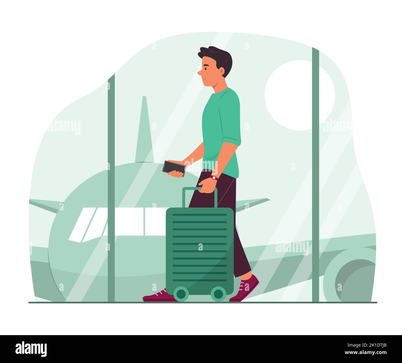 Plane walking Cut Out Stock Images & Pictures - Alamy