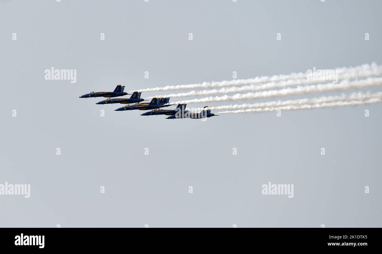 September 17, 2022, Virginia Beach, Virginia, USA: BLUE ANGELS take ...