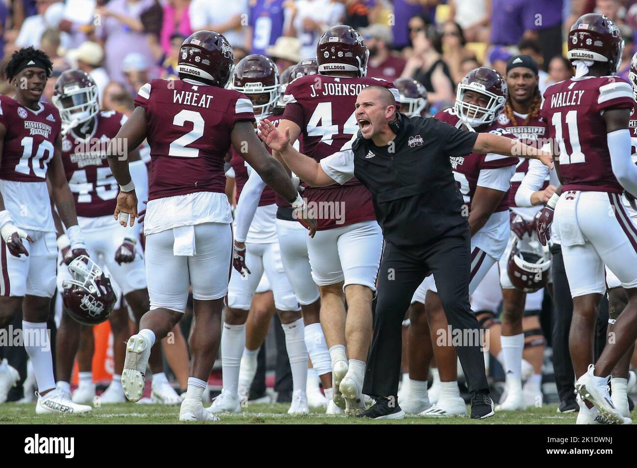 September 17, 2022: Mississippi St. Defensive Coordinator Zach Arnett ...