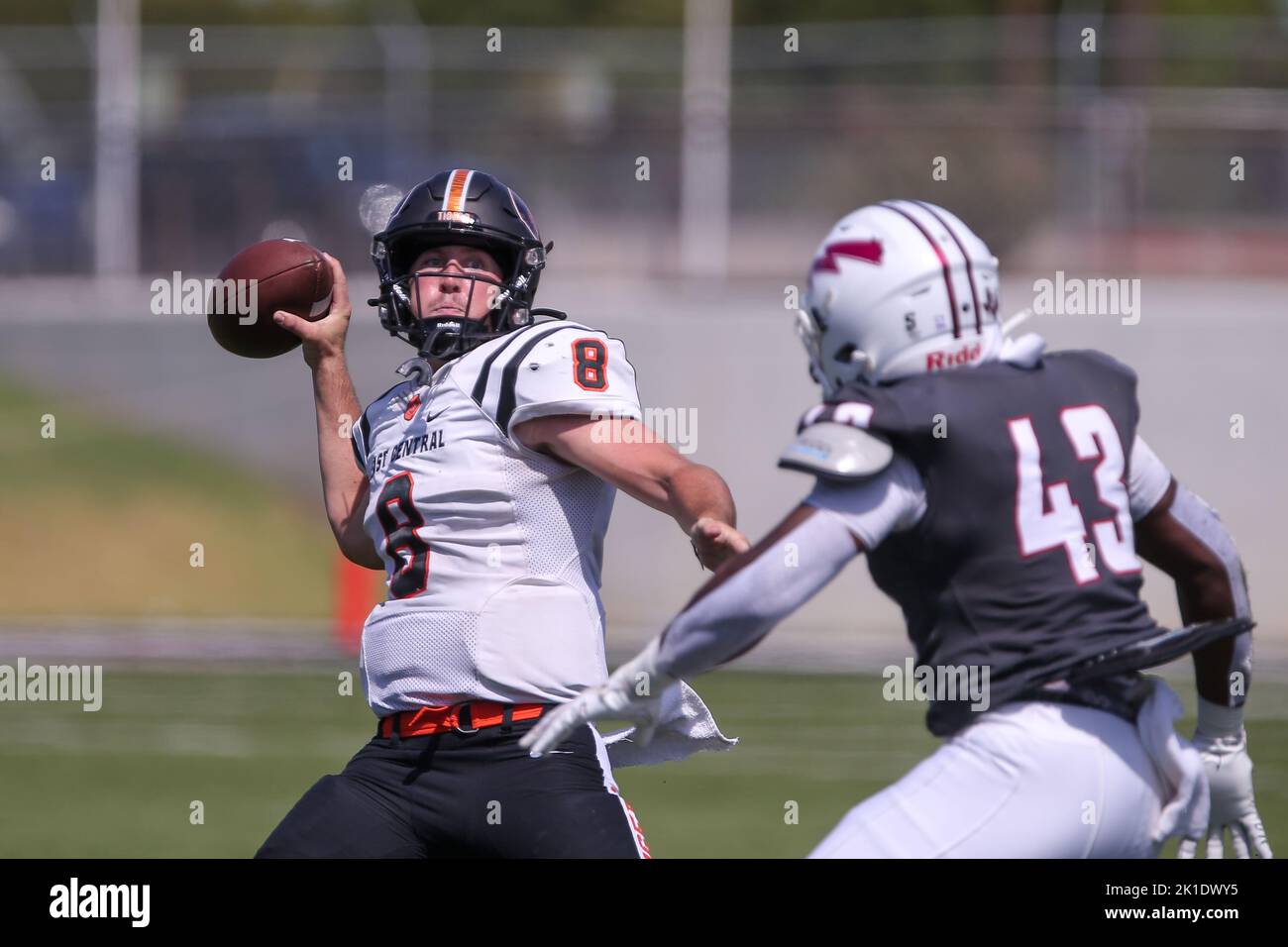 Bethany, Oklahoma, USA. 17th Sep, 2022. East Central University Tigers ...