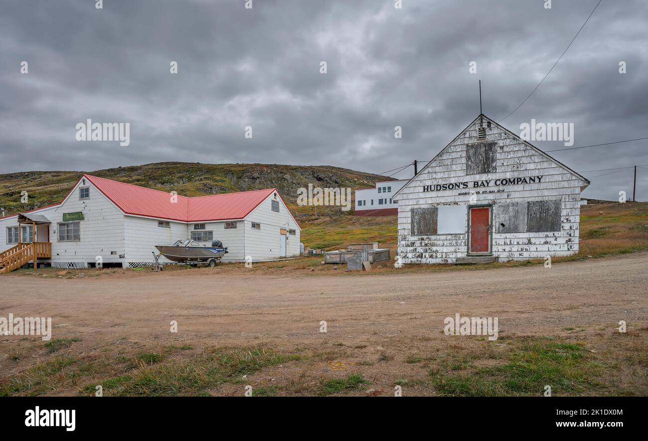 Apex, Nunavut, Canada – August 31, 2022: Exterior of the historic ...