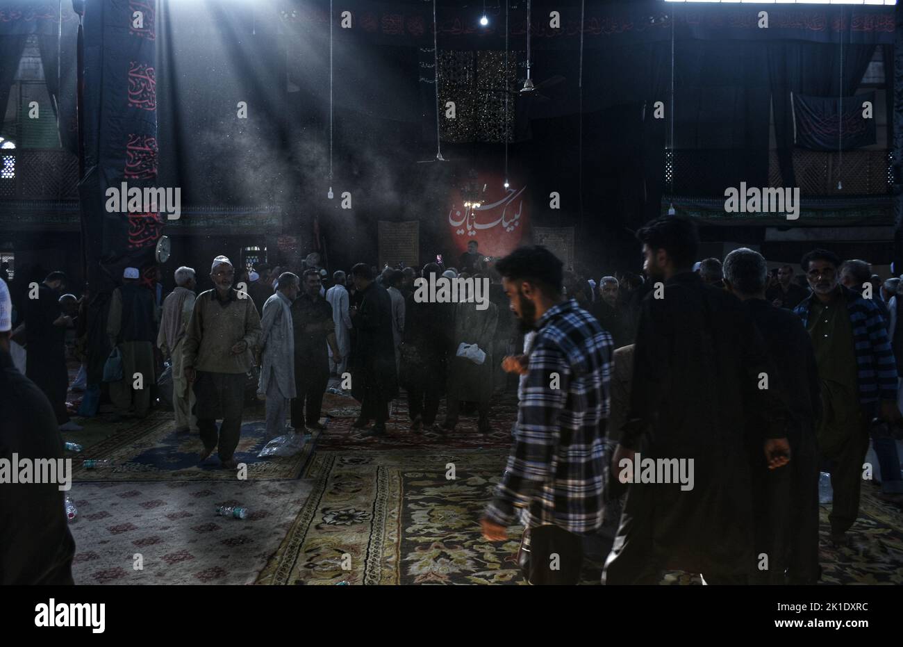 September 17, 2022, Srinagar, Jammu and Kashmir, India: Chehellom ...