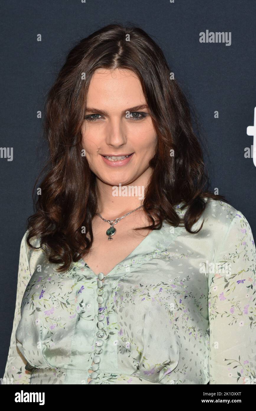 Andreja Pejic arrives at the premiere of Dalíland during the 2022 ...