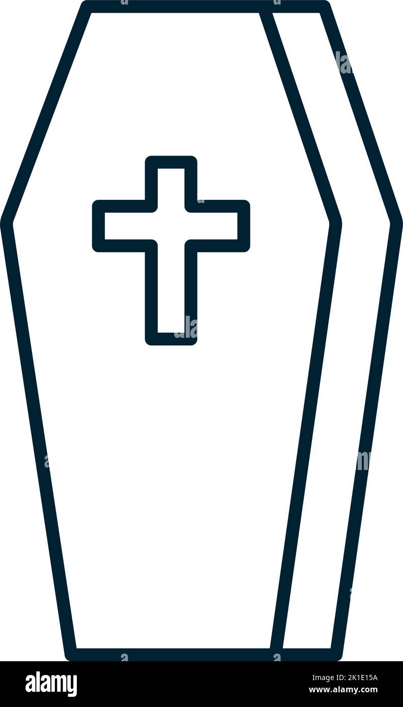 halloween coffin icon Stock Vector Image & Art - Alamy