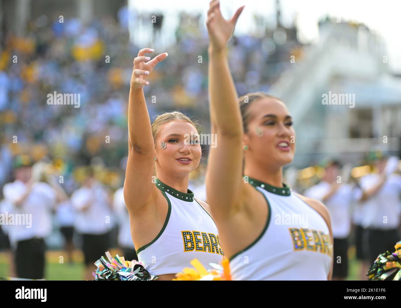 Waco, Texas, USA. 17th Sep, 2022. Baylor Bears cheerleaders before the ...