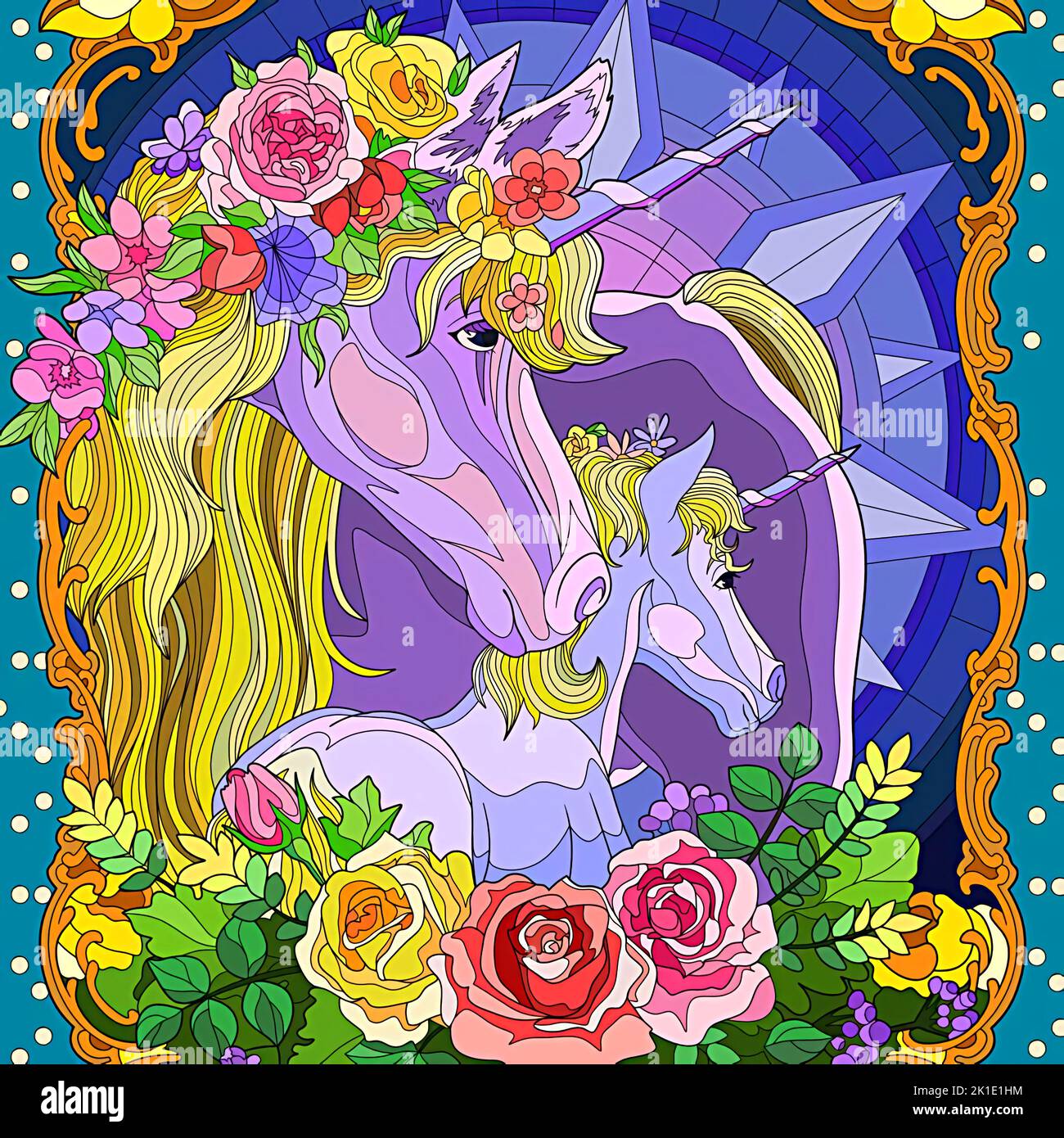 Two unicorns hi-res stock photography and images - Alamy