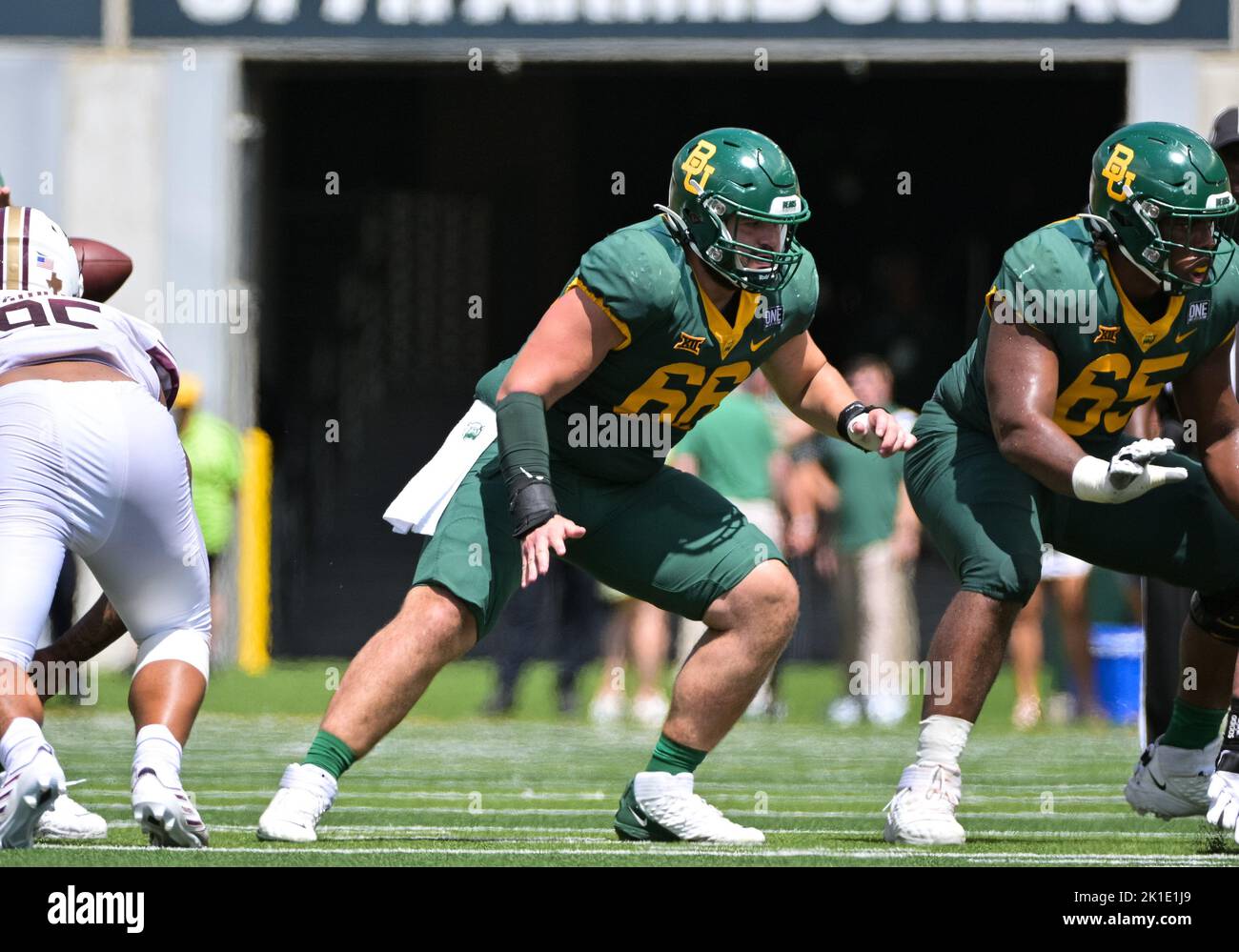 Waco, Texas, USA. 17th Sep, 2022. Baylor Bears offensive lineman Jacob ...