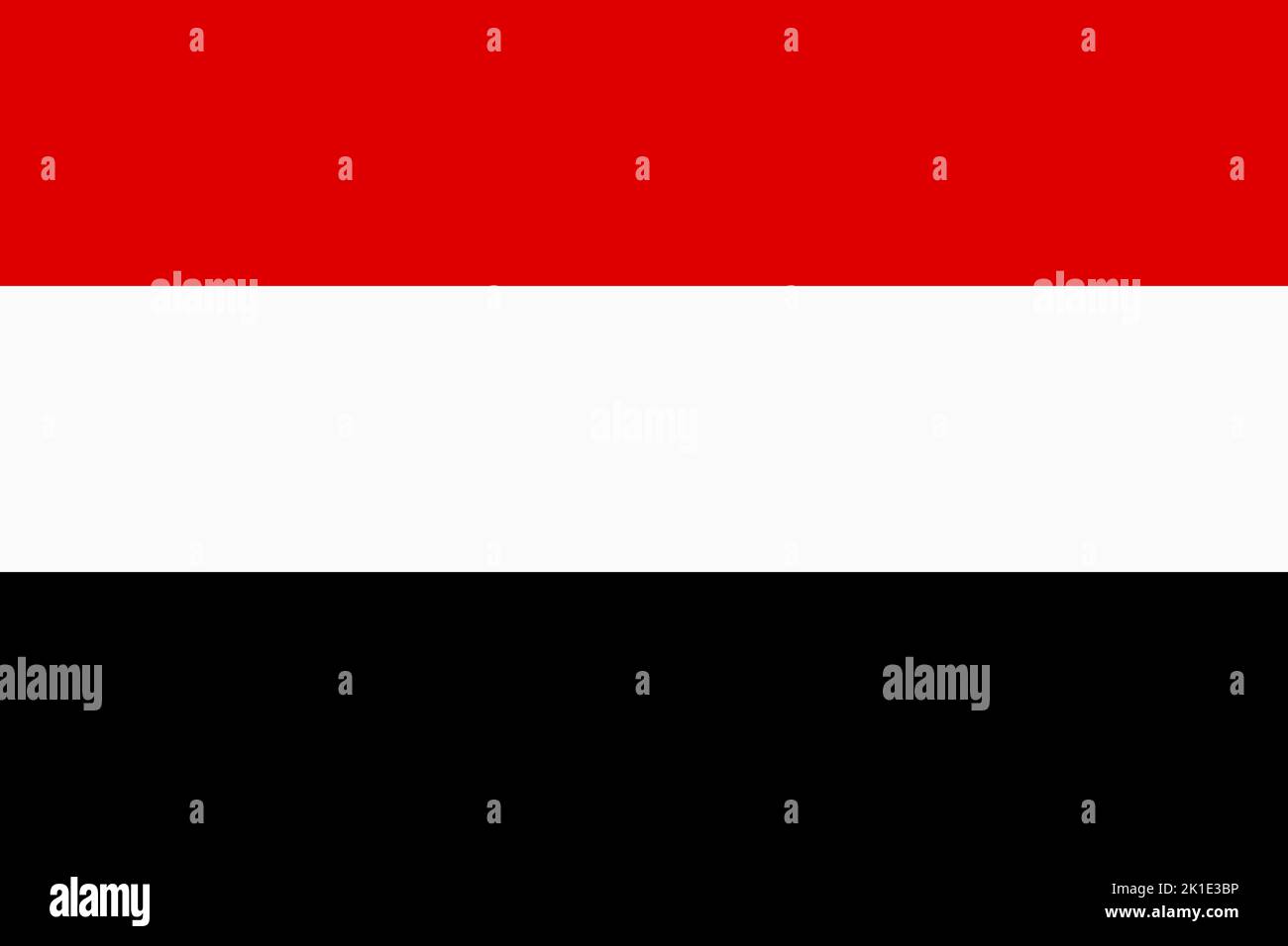 Yemen flag. Yemeni national banner and patriotic symbol. Official ...