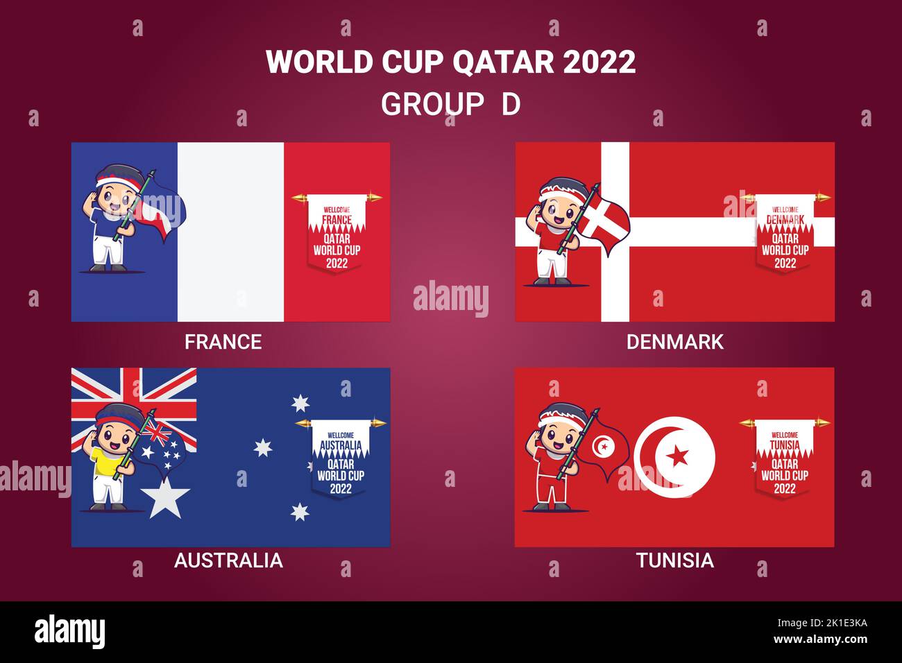 Qatar 2022 world cup football Stock Vector Images - Alamy