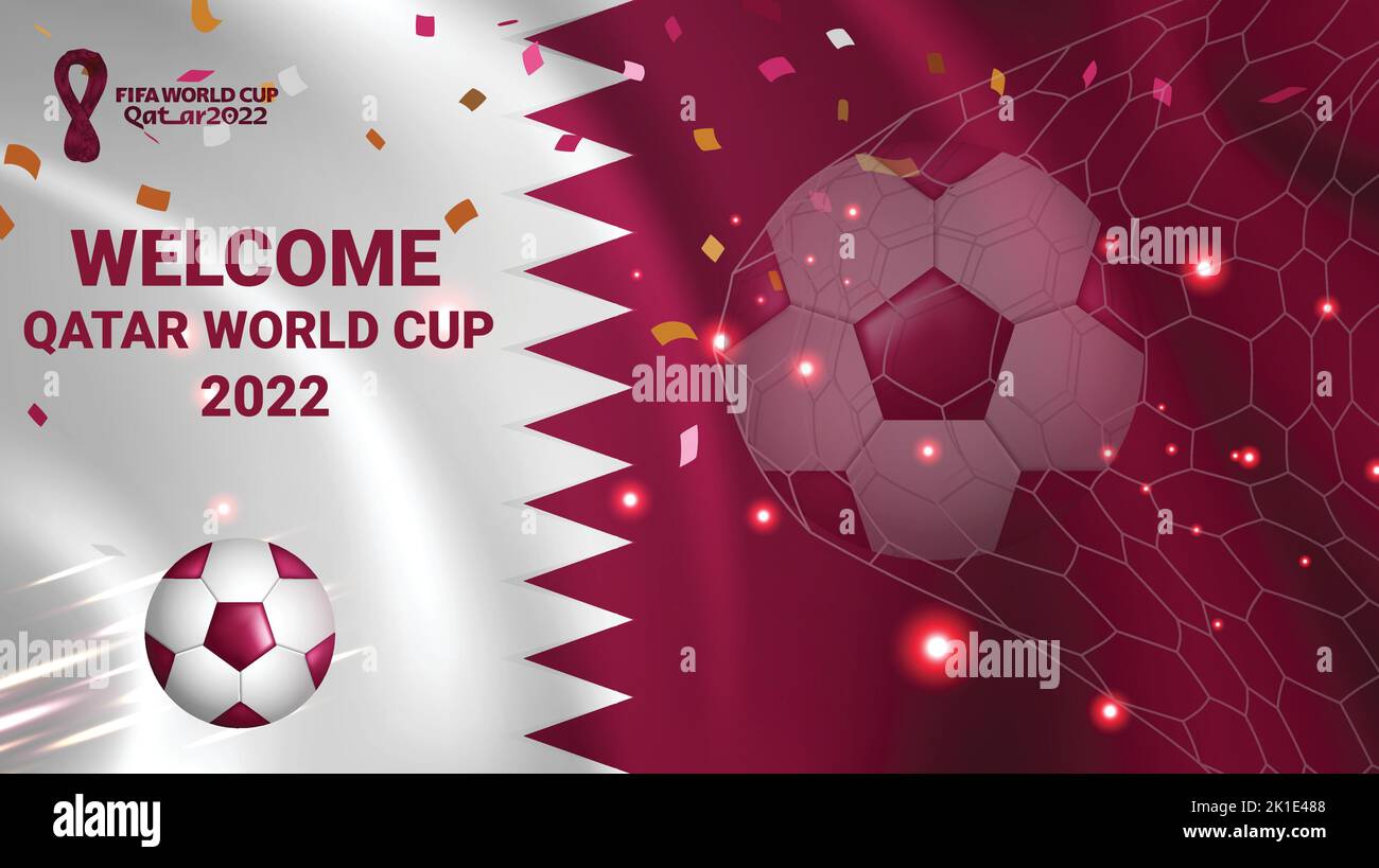 Qatar fifa world cup trophy ball Stock Vector Images - Alamy